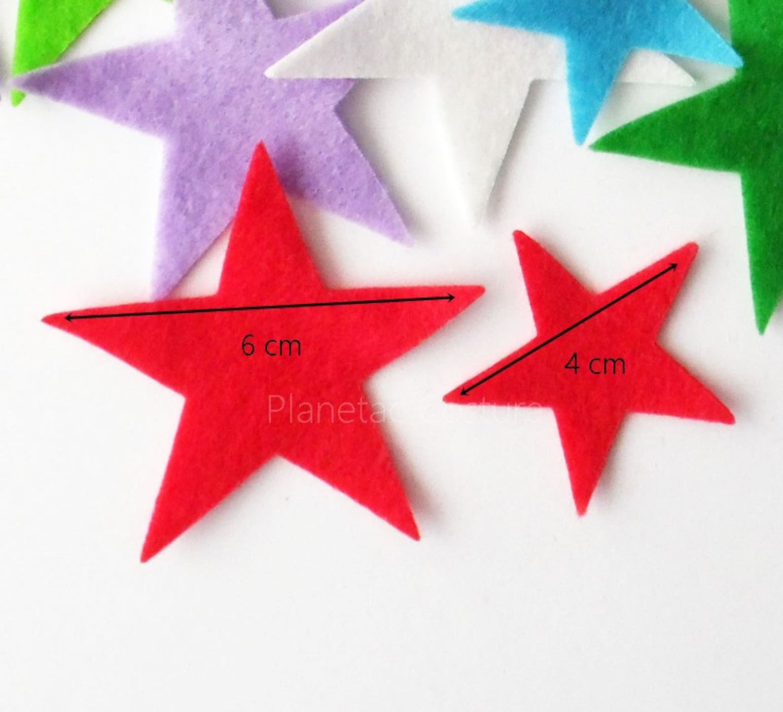 Felt Star Felt Star Shapes Craft Supply Crafts Die Cut - Etsy