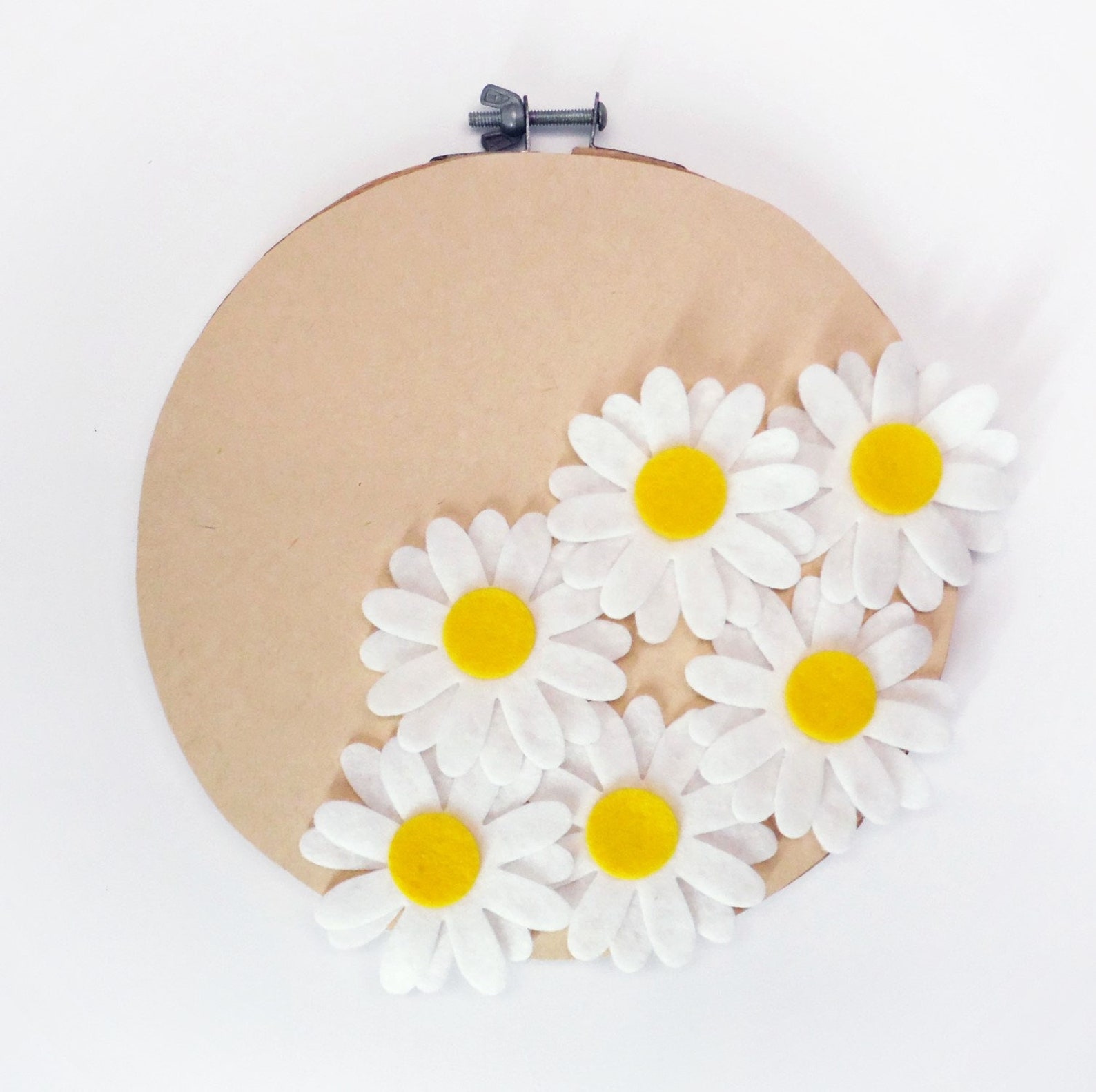 Felt Embellishments Floral Applique Felt Daisies Flower | Etsy