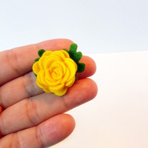 Yellow Flower Applique, Floral Embellishment for Crafts and ...