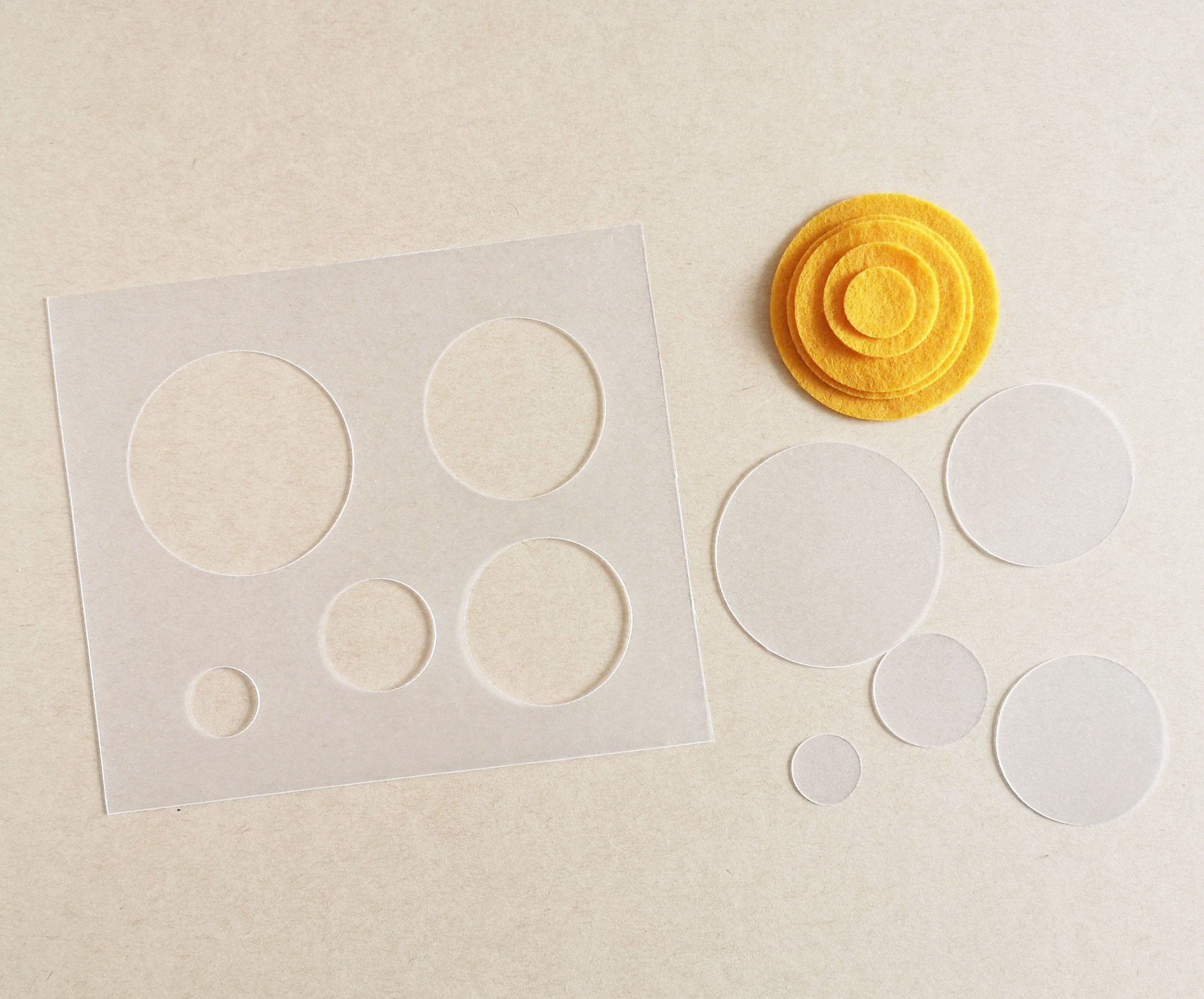 Circles reusable template plastic circle stencil bullet | Etsy