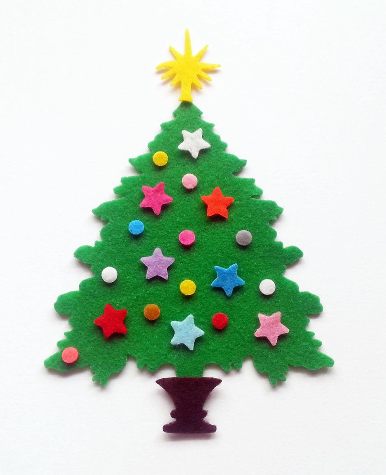 Felt Tree for Christmas Decorations Make Your Christmas - Etsy