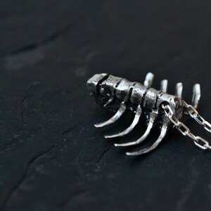 Anatomical Rib Cage Gothic Necklace Sterling Silver Macabre Jewelry ...