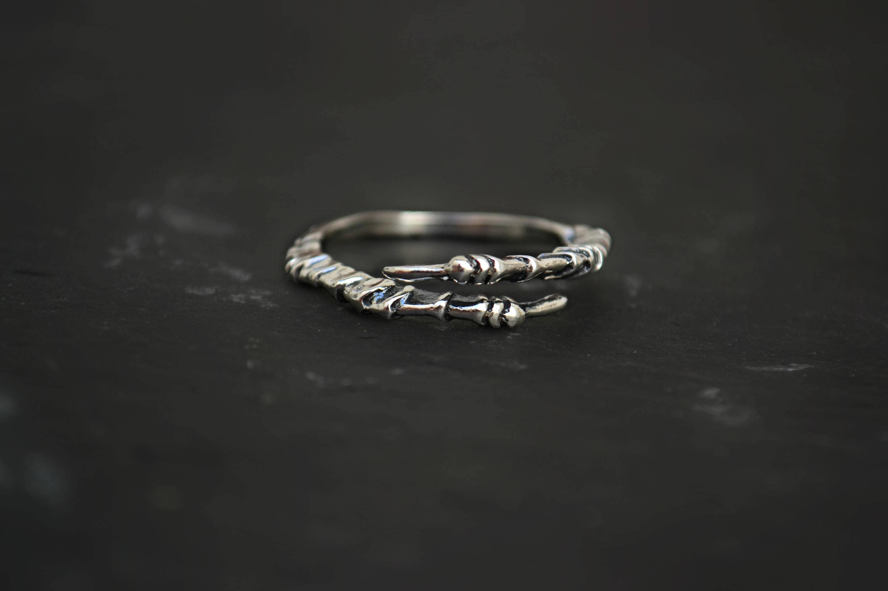 Claw Ring Sterling Silver Dragon Ring Raven Claw Ring Viking - Etsy