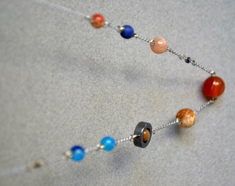 Solar System Necklace - Etsy