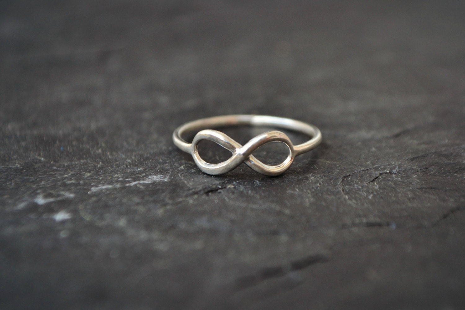 Infinity Ring Sterling Silver Ring Promise Ring Couples - Etsy