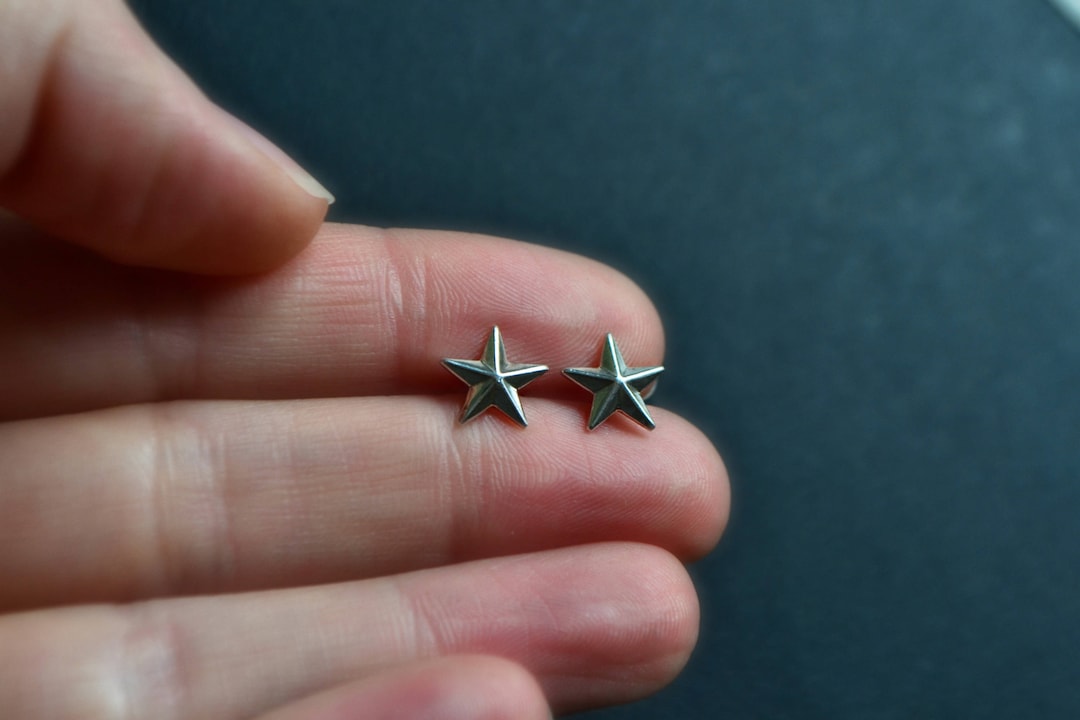 Nautical North Star Earrings, Silver Star Earrings Stud, Star Jewelry ...