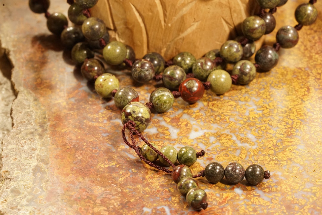 Dragon's Blood Mala • 8mm • Dragon's Blood Necklace • 108+1 • African ...