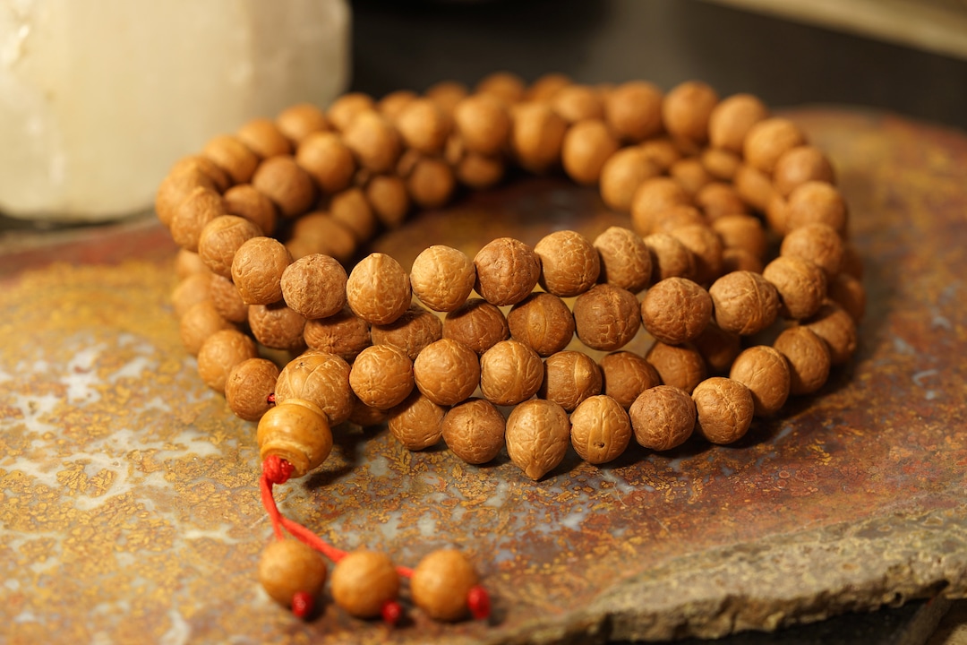 Bodhi Seed Mala 11mm • Nepal Bodhi • Phoenix Eye Mala • Buddhist Prayer ...