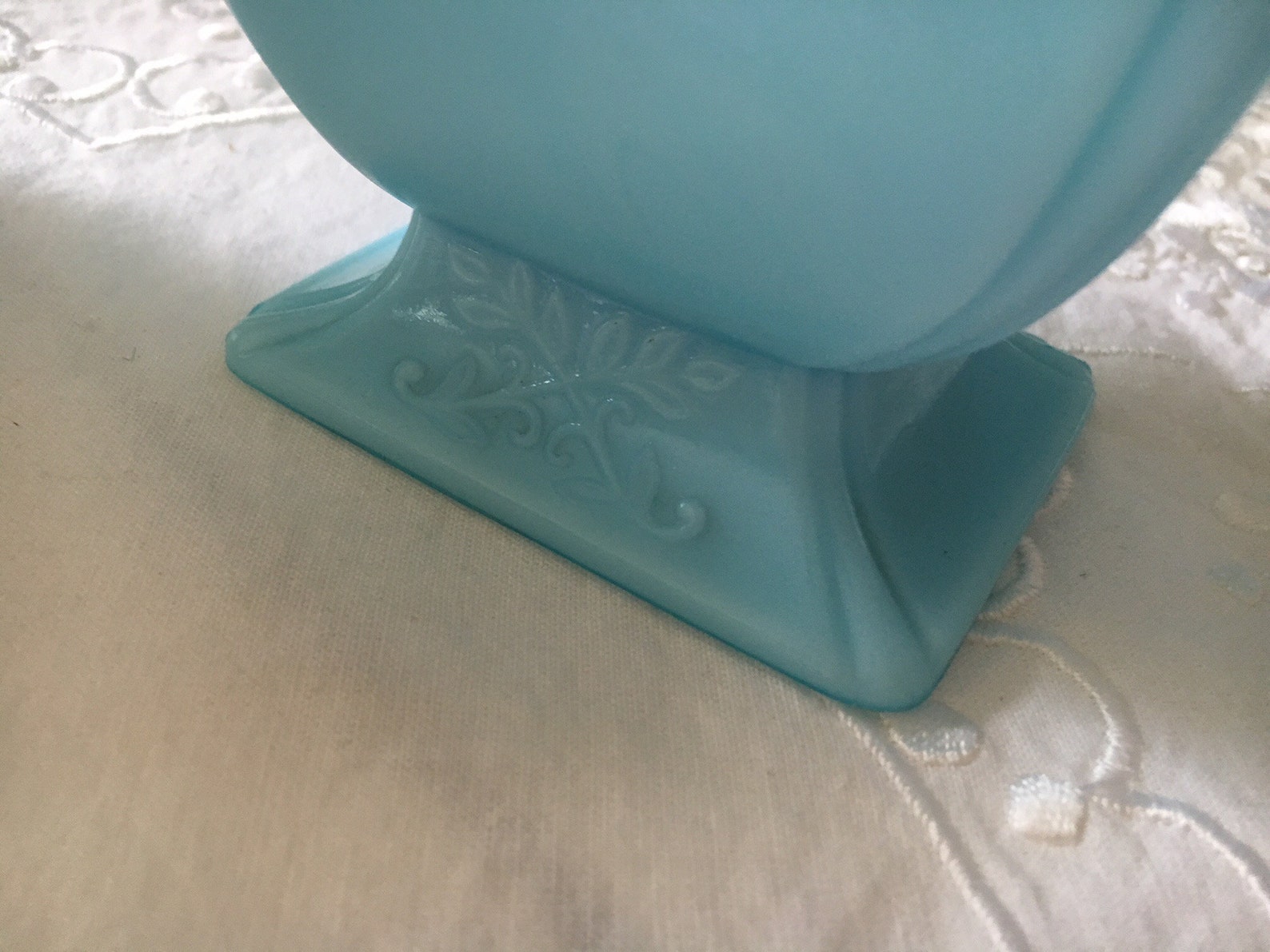 Sugar and Creamer Blue Milk Glass Vintage Milk Glass - Etsy