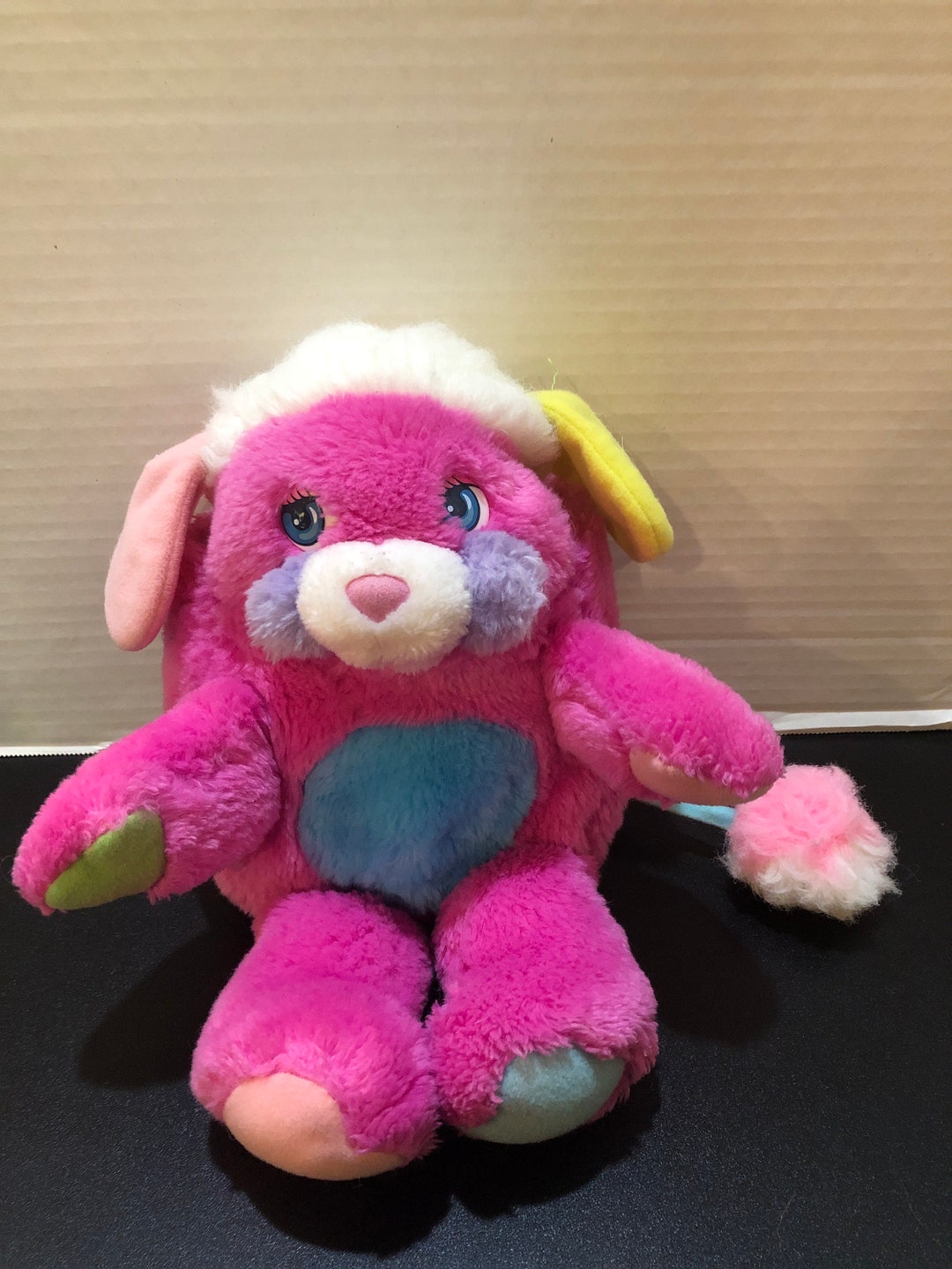 Vintage Popples 1980's Pink Multi-color Stuffed Plush Toy - Etsy