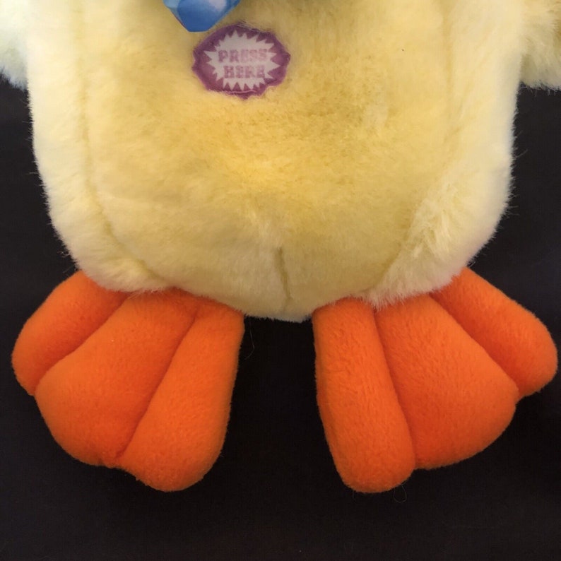 Easter Animated Duck Dan Dee Tickle Tickle Wiggle Wiggle Yellow Chick ...