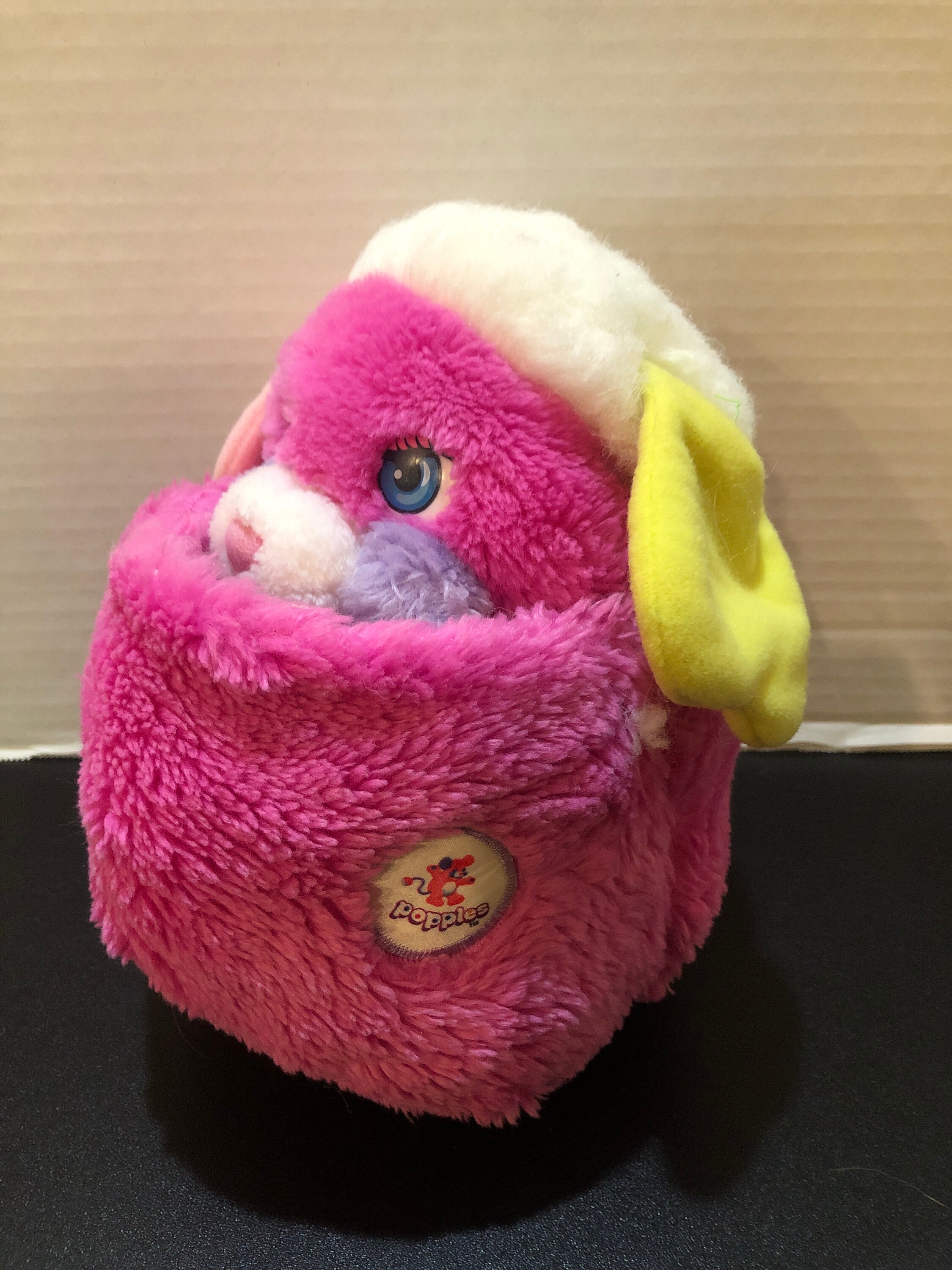 Vintage Popples 1980's Pink Multi-color Stuffed Plush Toy - Etsy
