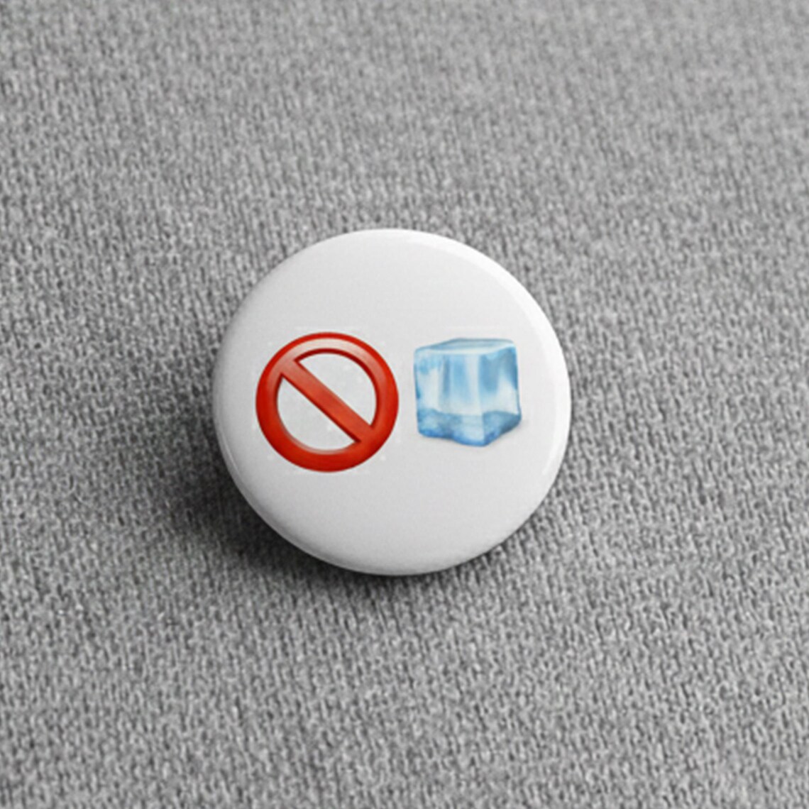 No ICE Protest Pin | Minimalist Anti ICE Statement - Etsy