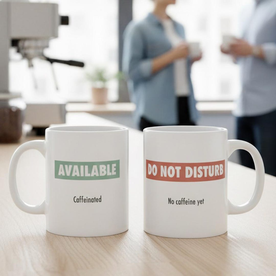 Do Not Disturb Mug | Funny Office Desk, Coffee Mug - Etsy