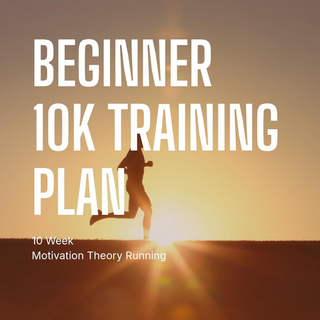 Beginner 10K Training Plan - Motivation Theory Running (digital PDF) - Etsy
