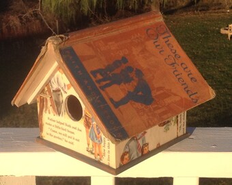 Book birdhouse | Etsy