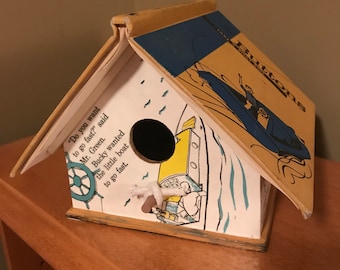 Book birdhouse | Etsy