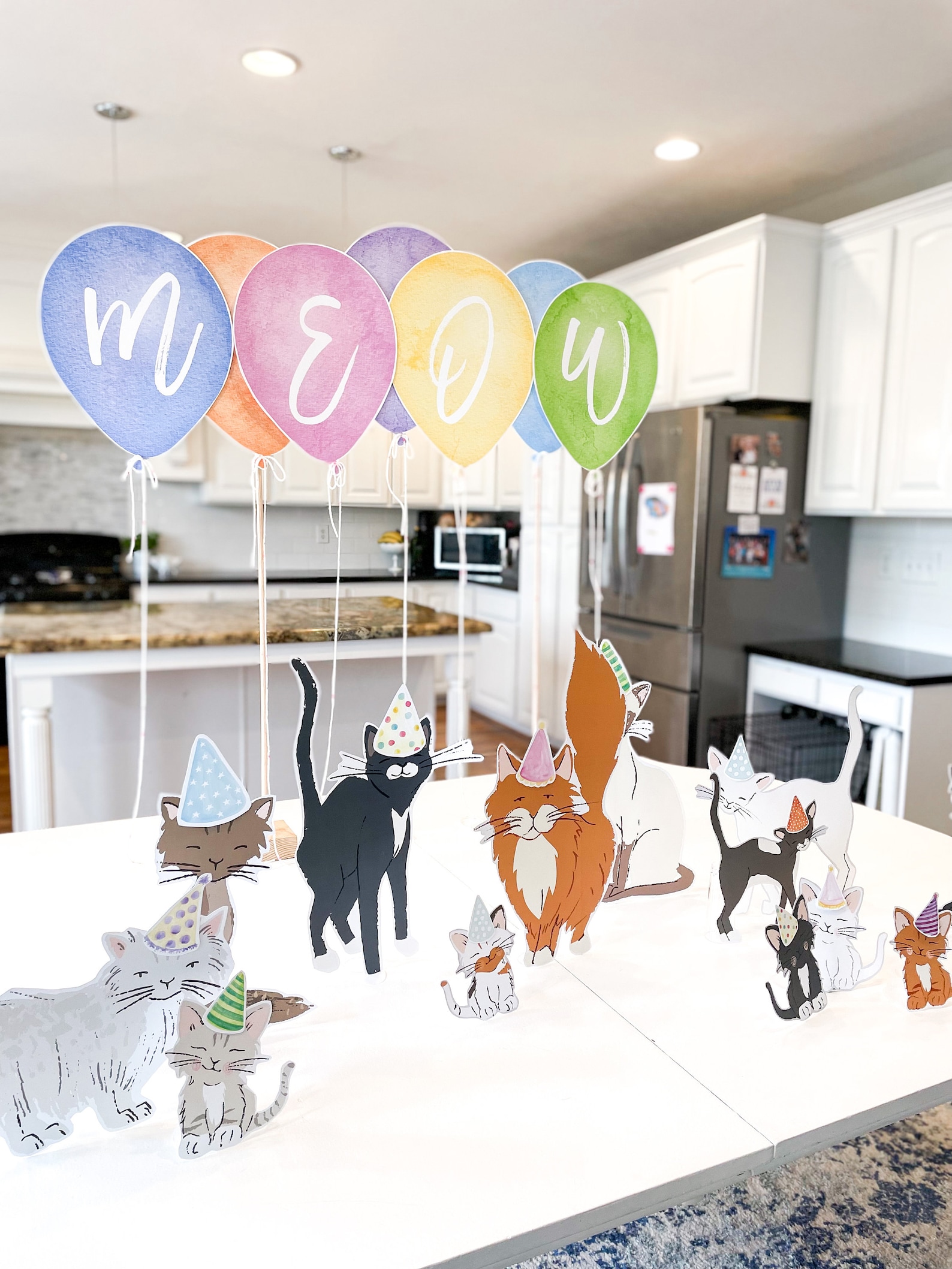 Cat Party / Kitty Party / Kitten Party / Meow Party / Party Backdrop ...