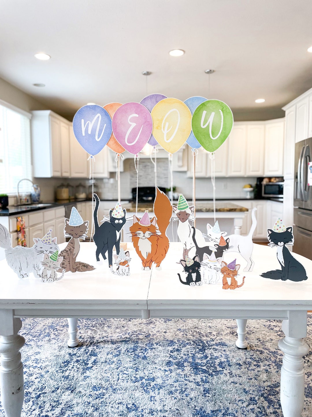 Cat Party / Kitty Party / Kitten Party / Meow Party / Party Backdrop ...