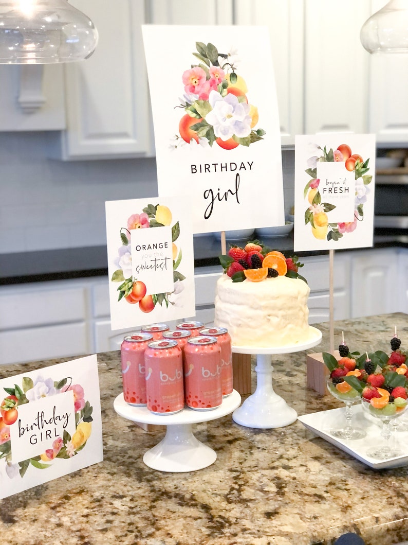 Citrus Birthday Party / Citrus Party / Little Cutie / Birthday - Etsy