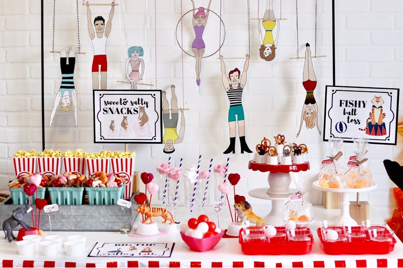 Circus Party Circus Decor Circus Digital Download Greatest | Etsy