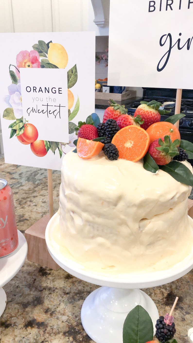 Citrus Birthday Party / Citrus Party / Little Cutie / Birthday - Etsy