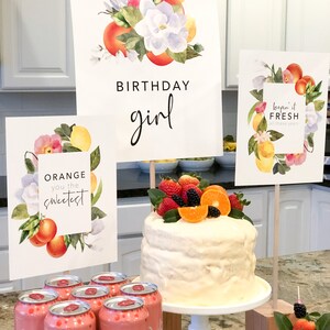 Citrus Birthday Party / Citrus Party / Little Cutie / Birthday Party ...
