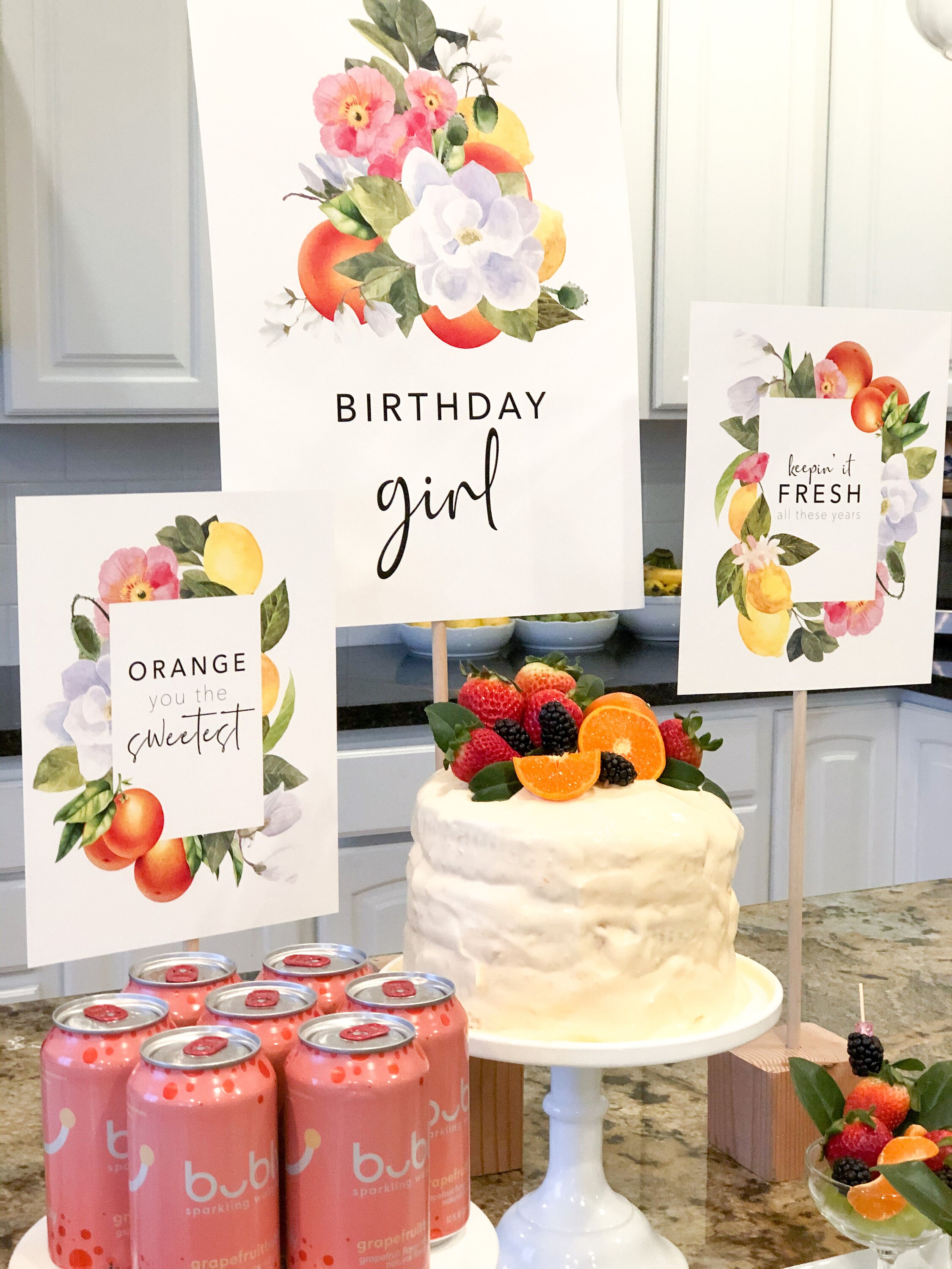 Citrus Birthday Party / Citrus Party / Little Cutie / Birthday Party ...