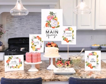 Citrus Party Decor - Etsy