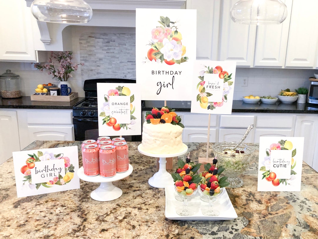 Citrus Birthday Party / Citrus Party / Little Cutie / Birthday Party ...