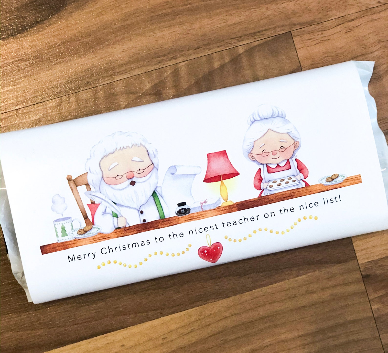 Christmas Teacher Gift / Teacher Gift / 8.5'x11" / Christmas Teacher ...