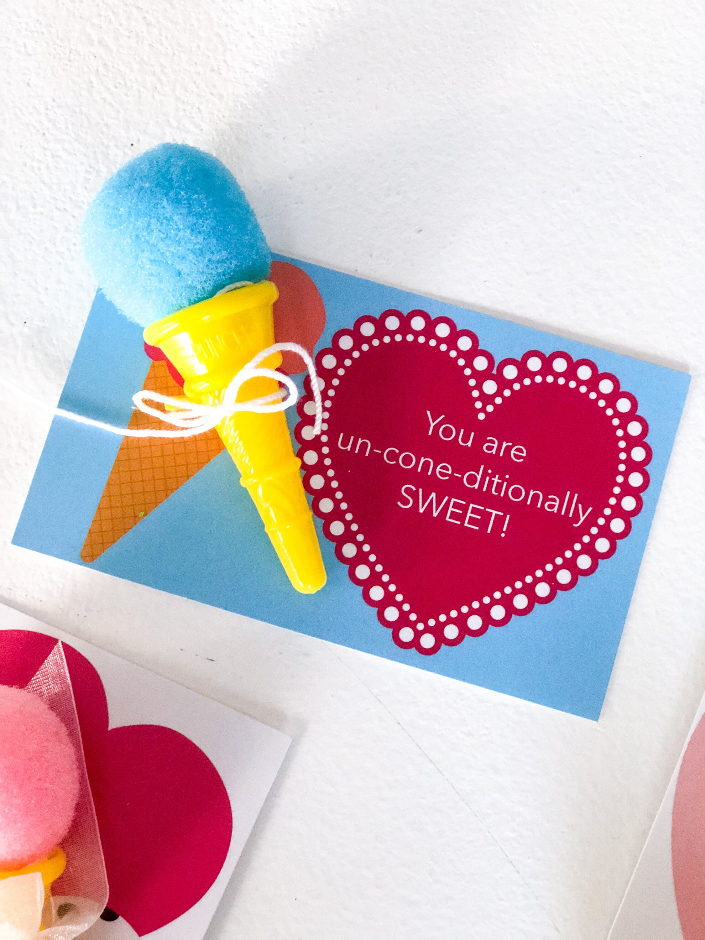 Ice Cream Valentine / Printable / Digital / Ice Cream - Etsy
