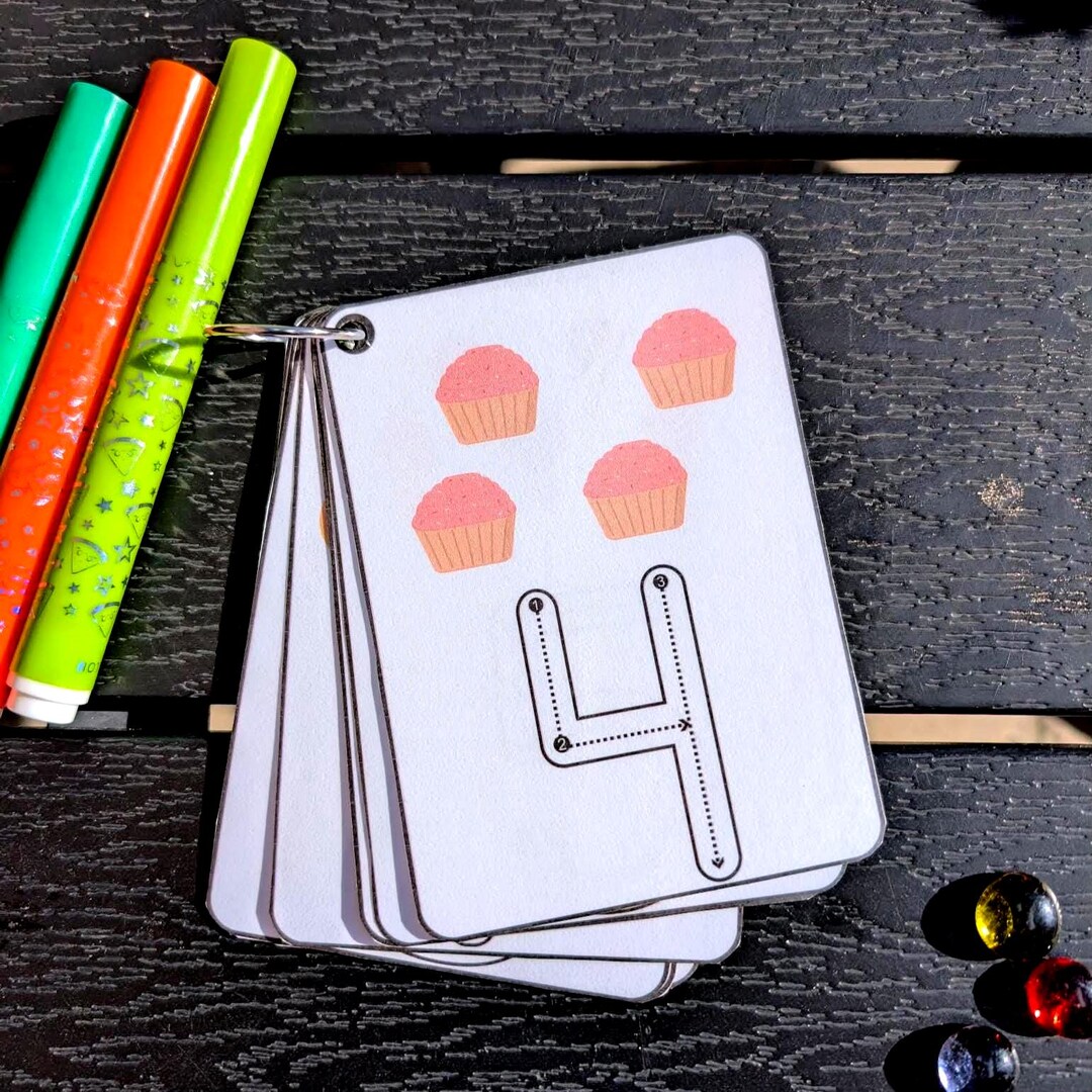 Sweets Number Tracing Flashcards || Candy || Number Formation 0-10 ...