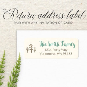 Return Address Labels | Address Sticker | Envelope Seal | Custom ...