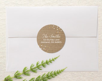 Return Address Labels Address Sticker Holiday Envelope