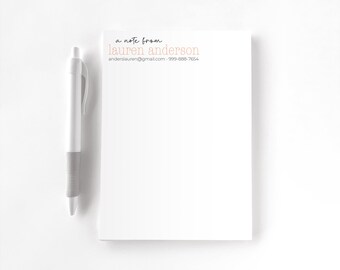 Personalized Notepad Boho Style Notepad Bohemian - Etsy