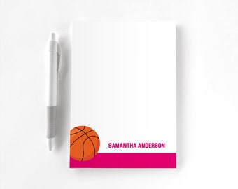 Custom Basketball Sticky Notes // Personalize Gift Idea for Coworker ...