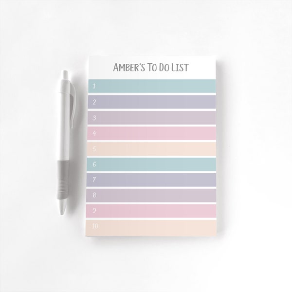 To Do List Pad - Etsy