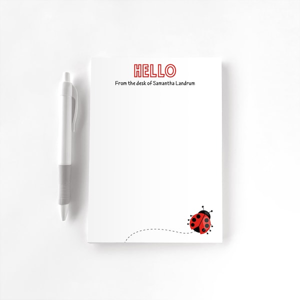 Ladybug Stationery - Etsy