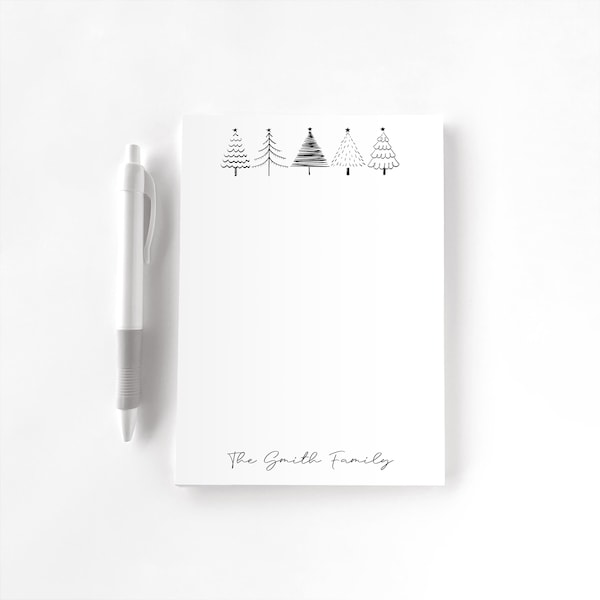 Christmas Notepad - Etsy