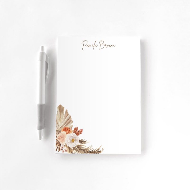 Boho Notepad Printable - Etsy