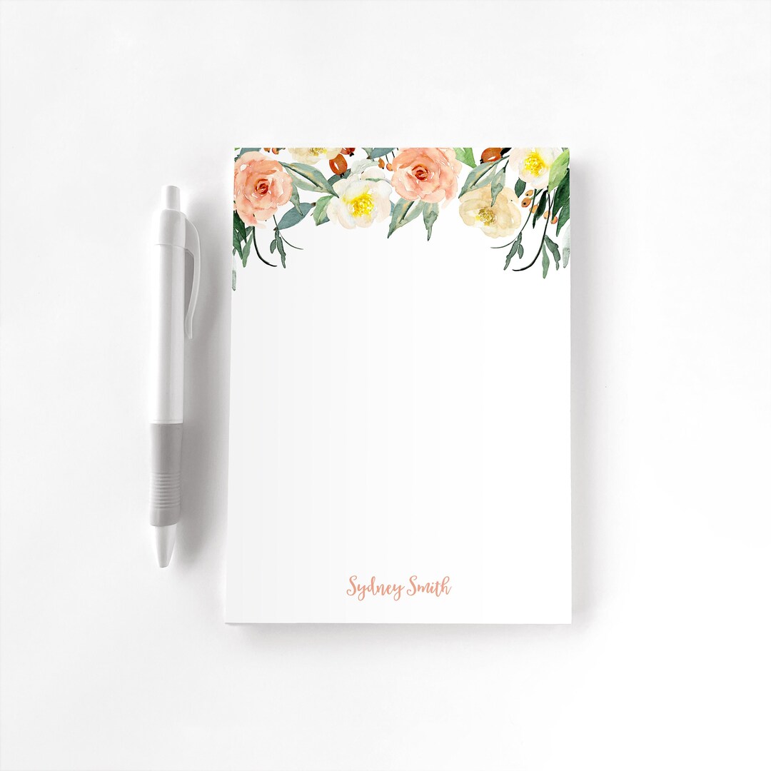 Personalized Notepad, Custom Notepad, Personalized Stationery, Writing ...