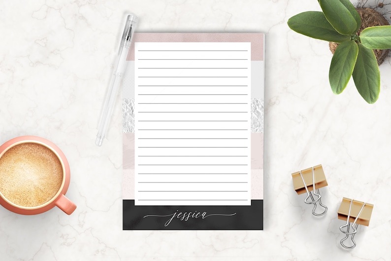 Personalized Notepad Custom Notepad Personalized Stationery | Etsy