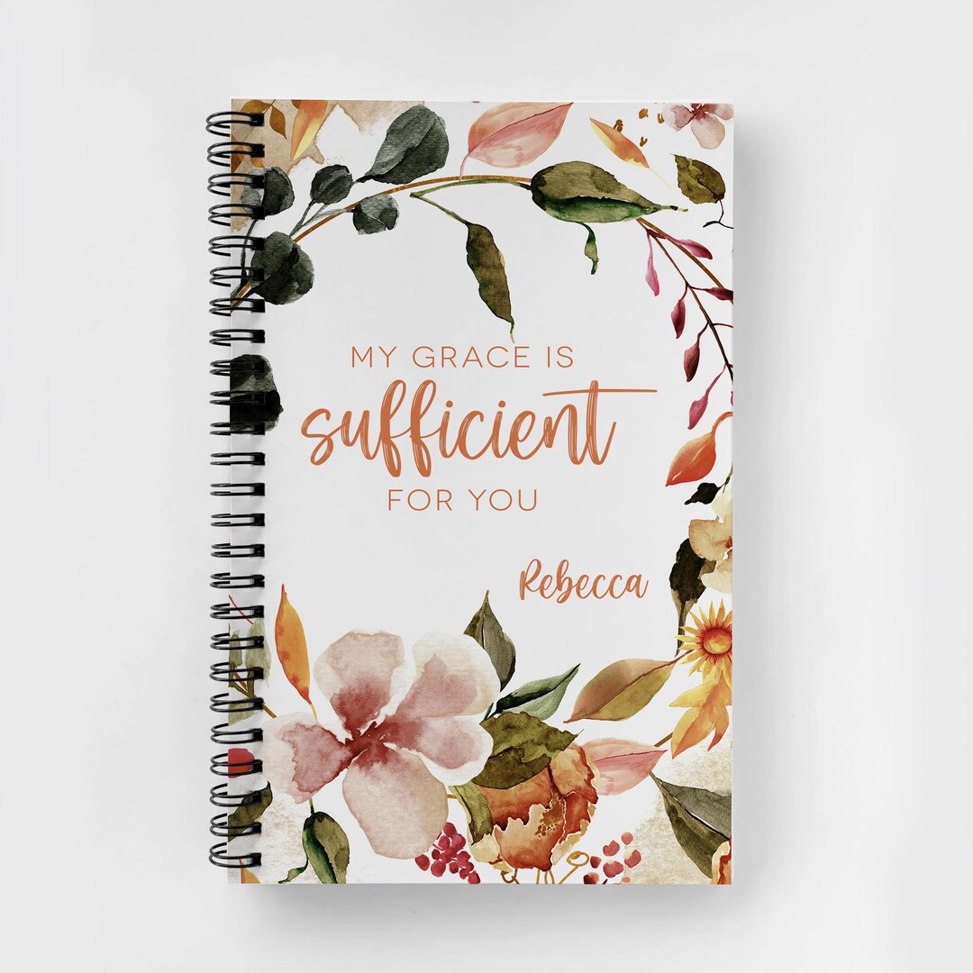 Personalized Spiral Notebook | Scripture Journal | Custom Bible ...