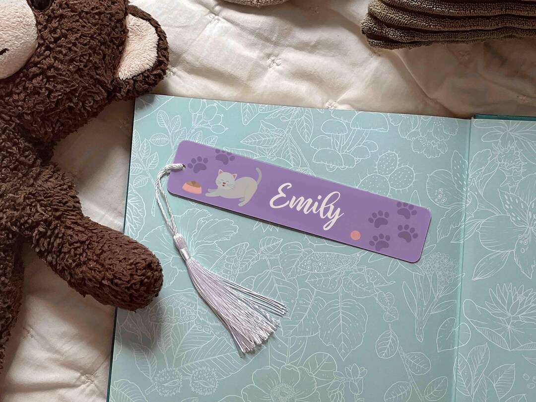 Personalized Bookmark for Kids, Custom Kids Reading Bookmark, Kids Name ...