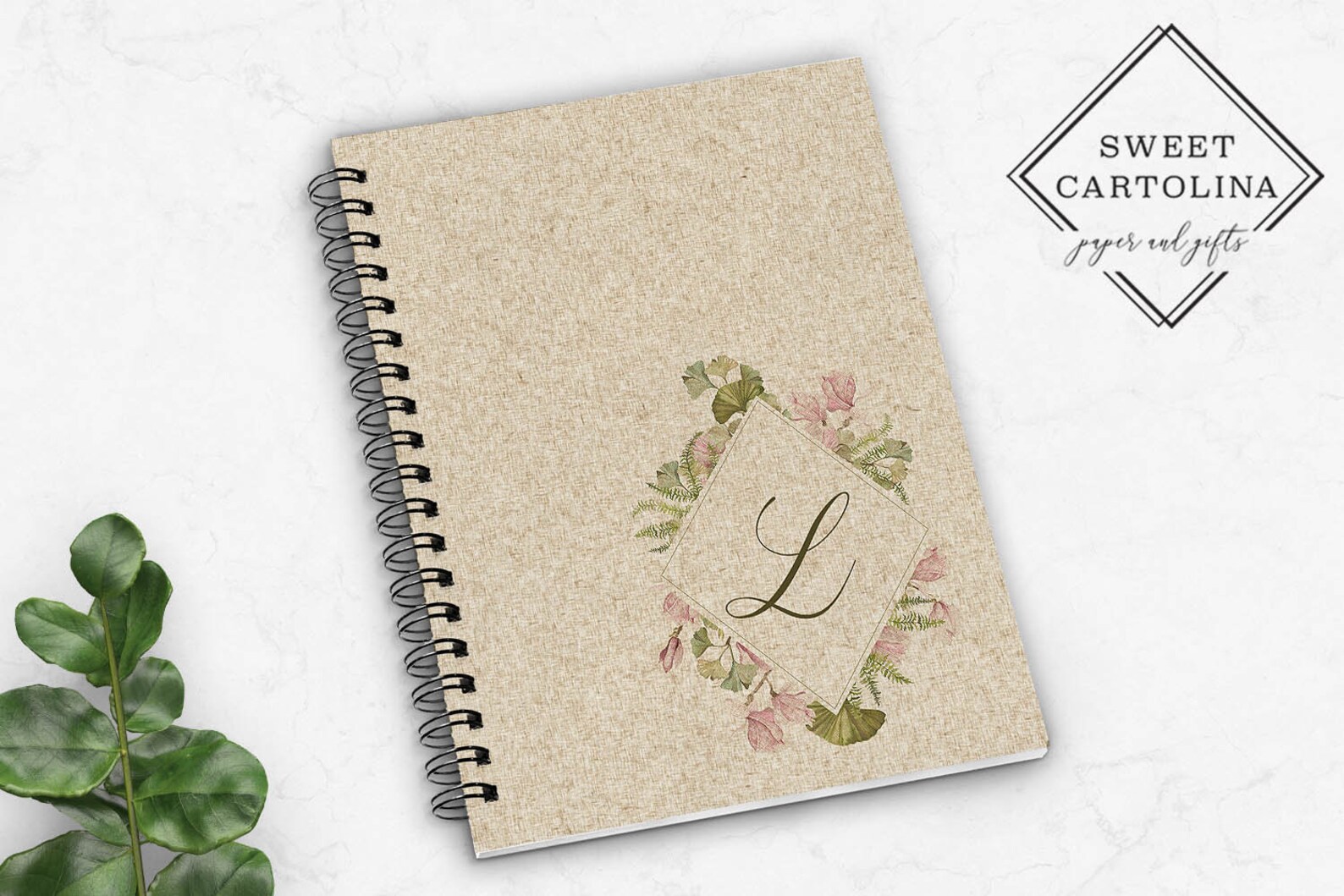 Personalized Spiral Notebook Personalized Journal Monogram | Etsy