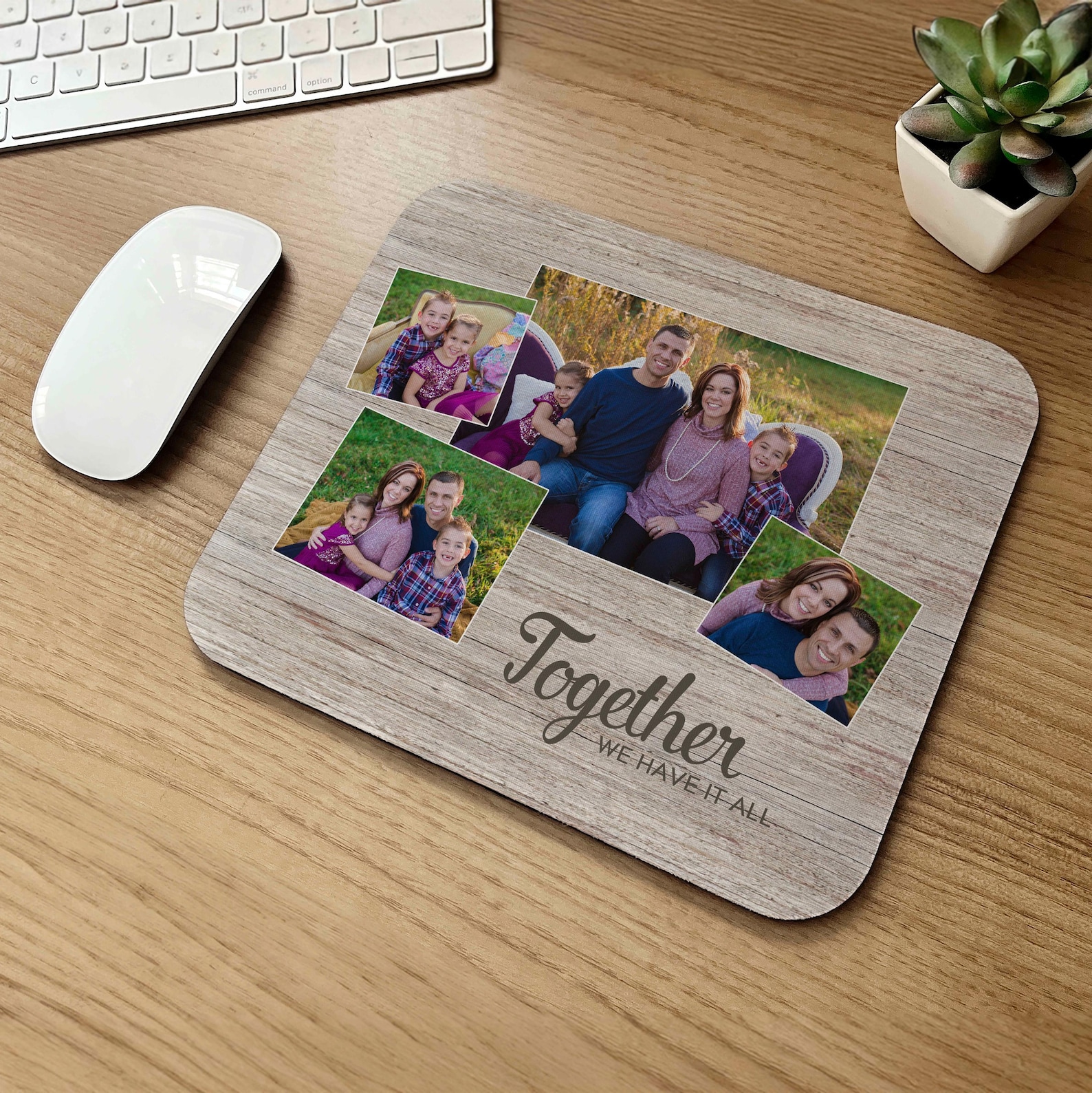 Custom Photo Mousepad, Personalized Family Photo Mousepad, Photo ...