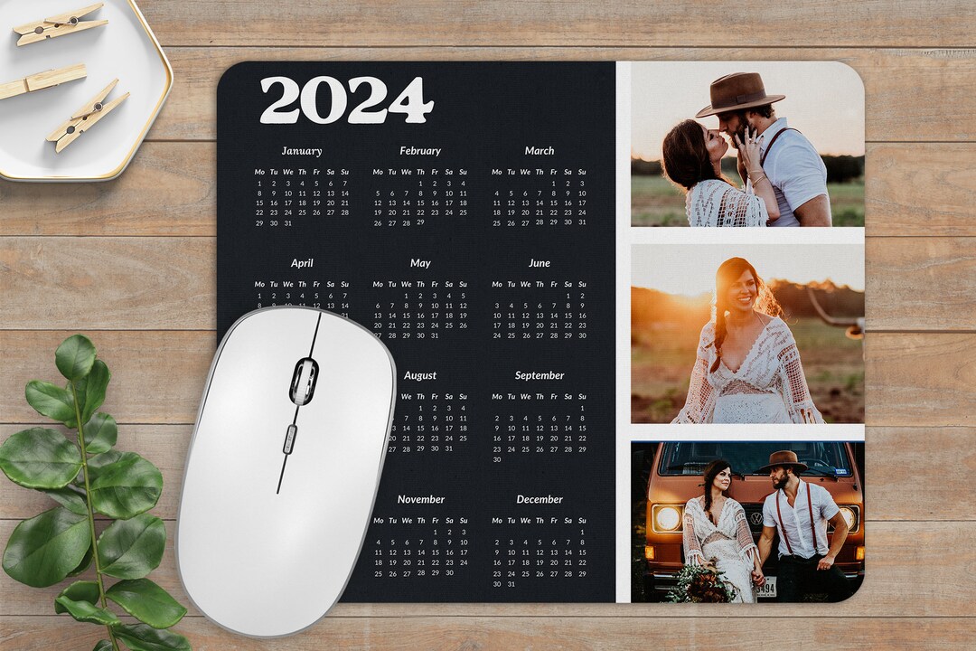 Custom 2023 Calendar Mousepad Personalized Mousepad Photo Mousepad ...