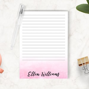 Personalized Notepad Custom Notepad Personalized Stationery - Etsy