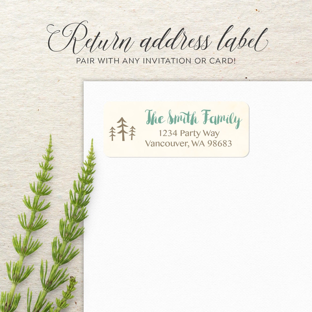 Return Address Labels | Address Sticker | Envelope Seal | Custom ...